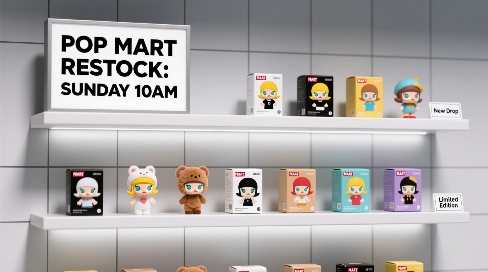 No, PopMart Does Not Restock on Sundays – Here’s When They Do