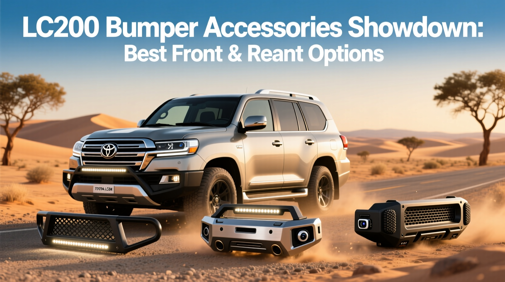 LC200 Bumper Accessories Showdown: Best Front & Rear Options