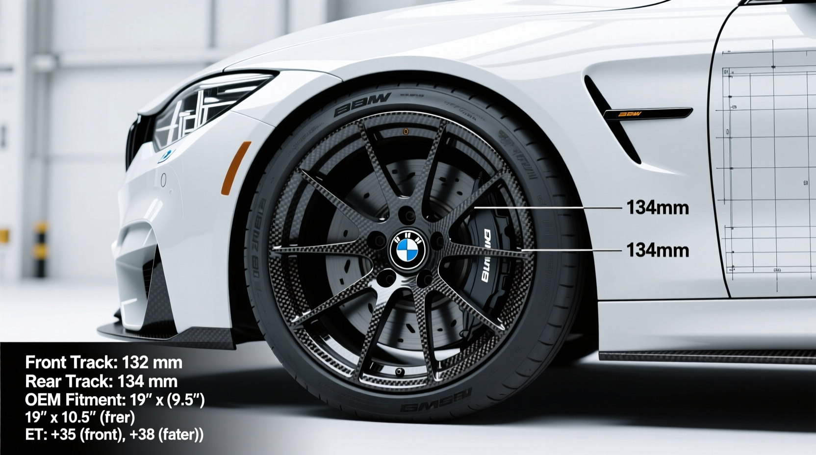 BMW M4 Carbon Wheel Track: Width, Fitment & OEM Specs Explained