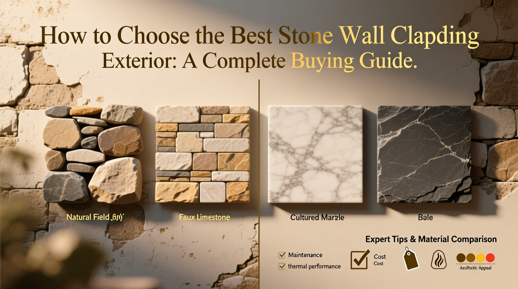 How to Choose Stone Wall Cladding Exterior: A Complete Buying Guide