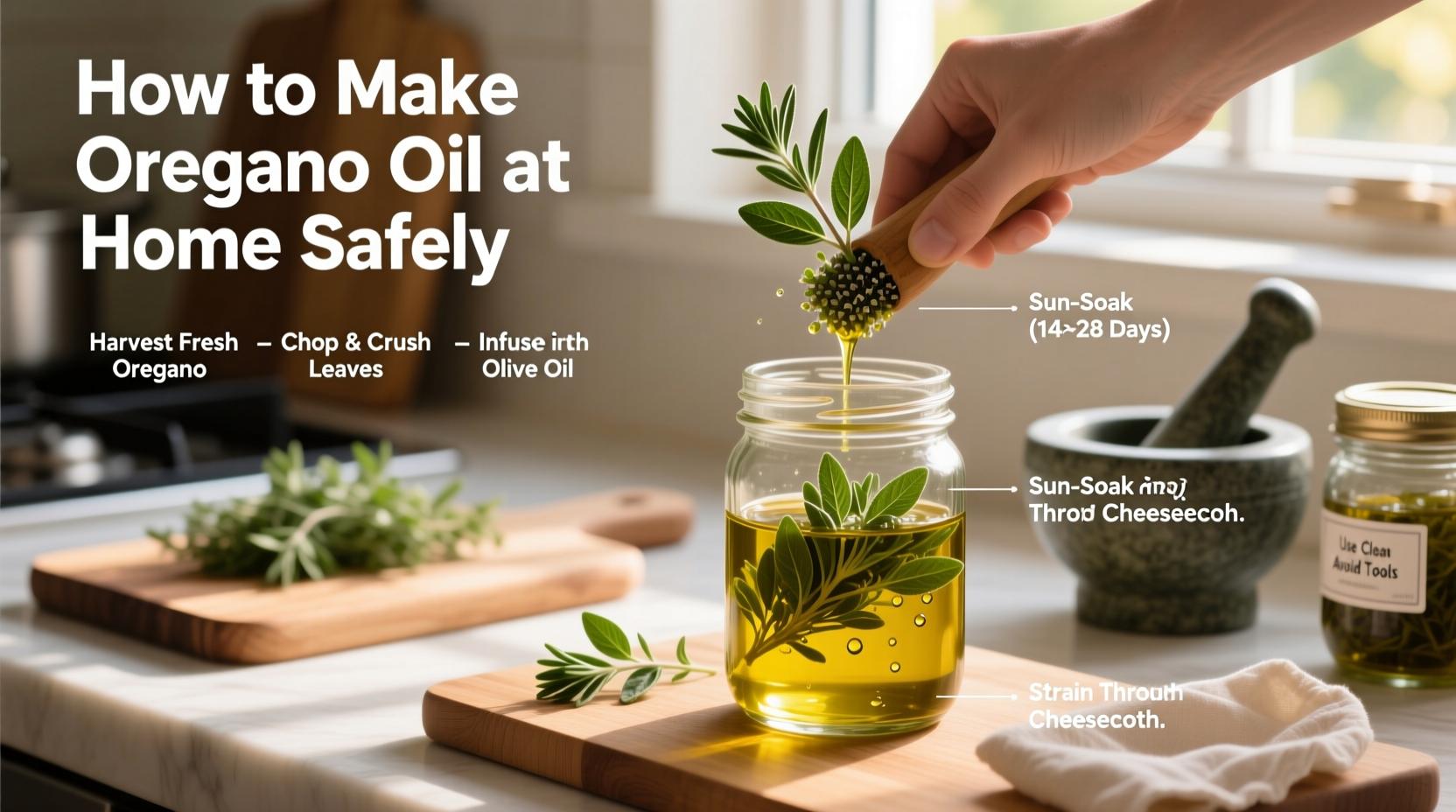 How to Make Oregano Oil at Home Safely