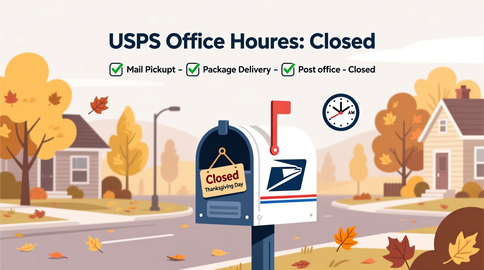 Is the USPS Open on Thanksgiving?