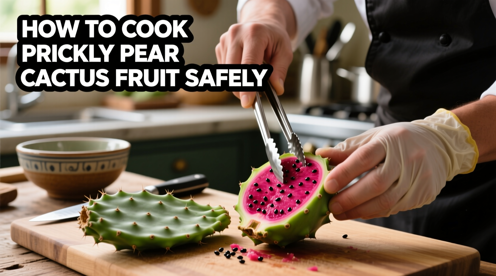 How to Cook Prickly Pear Cactus Fruit Safely