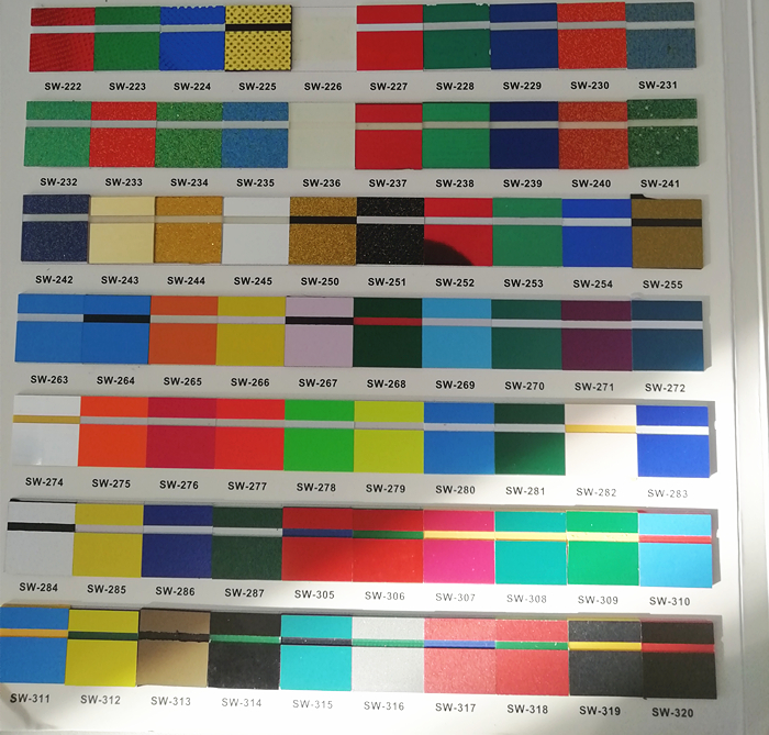 brush gold ABS double color sheet 1200x600x1.3mm