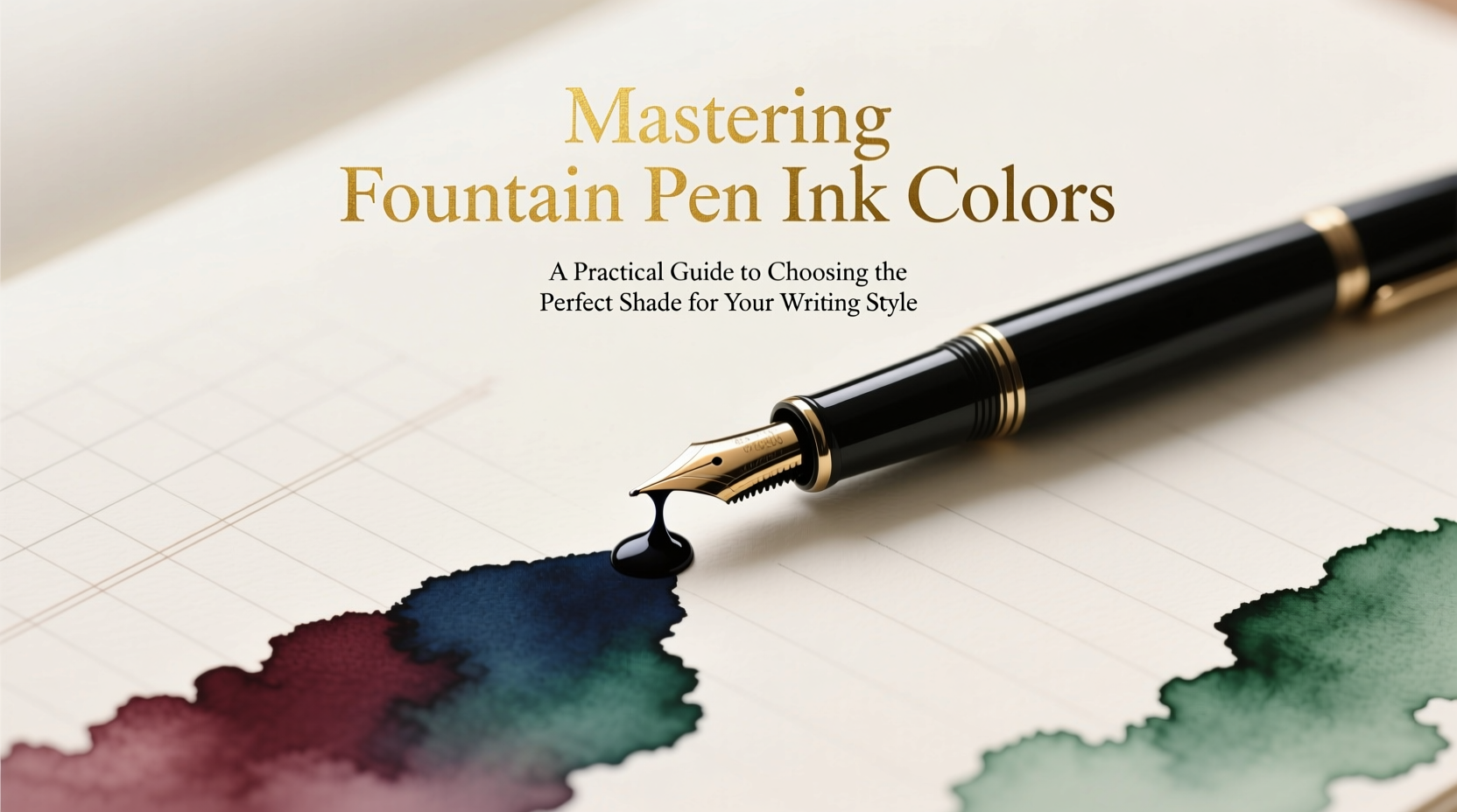 Mastering Fountain Pen Ink Colors A Practical Guide To Choosing The ...