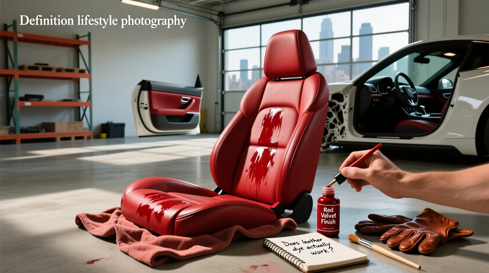 Red Leather Dye for Car Seats Guide
