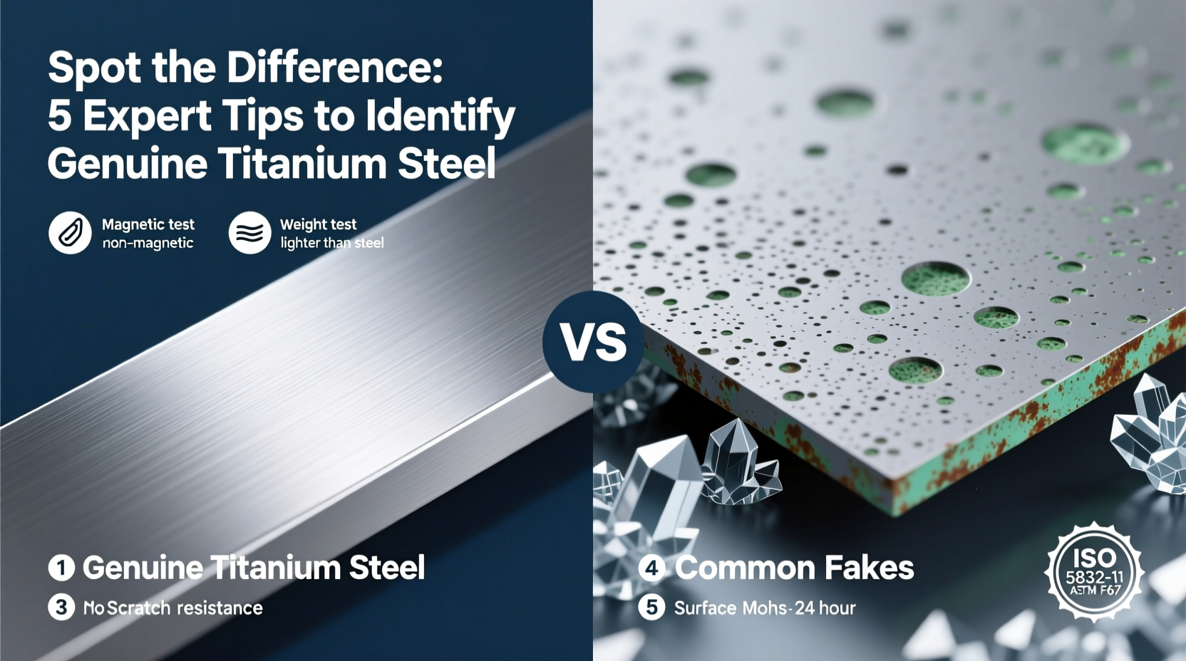 How To Identify Genuine Titanium Steel Expert Tips To Spot Fakes With ...