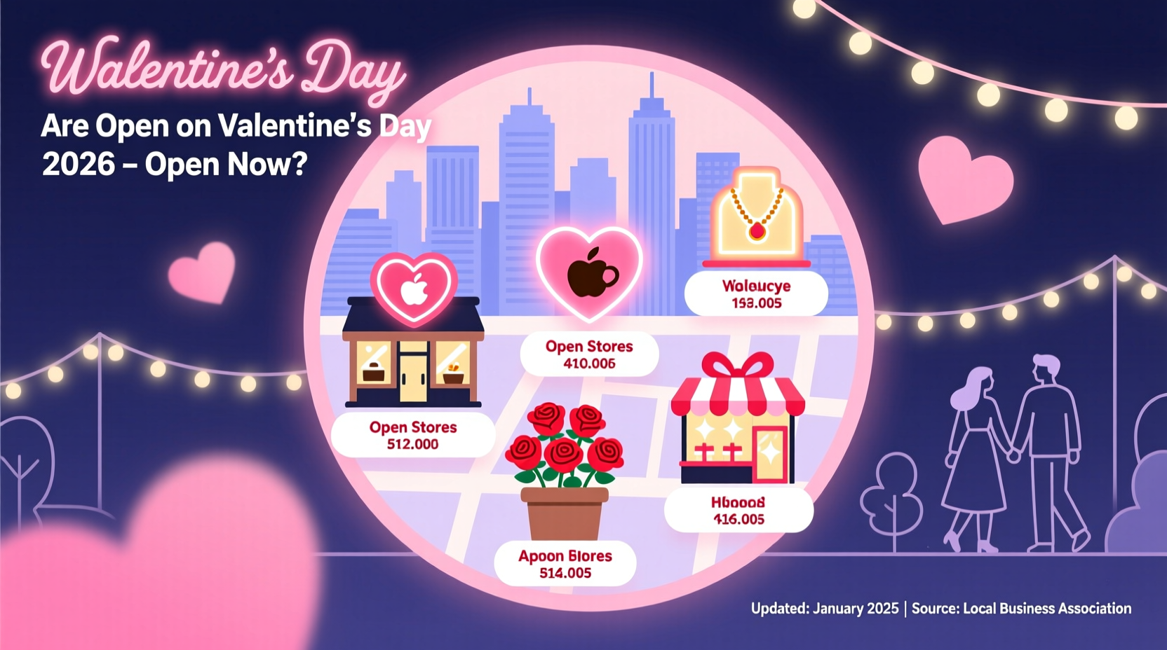 What Stores Are Open on Valentine's Day 2026?