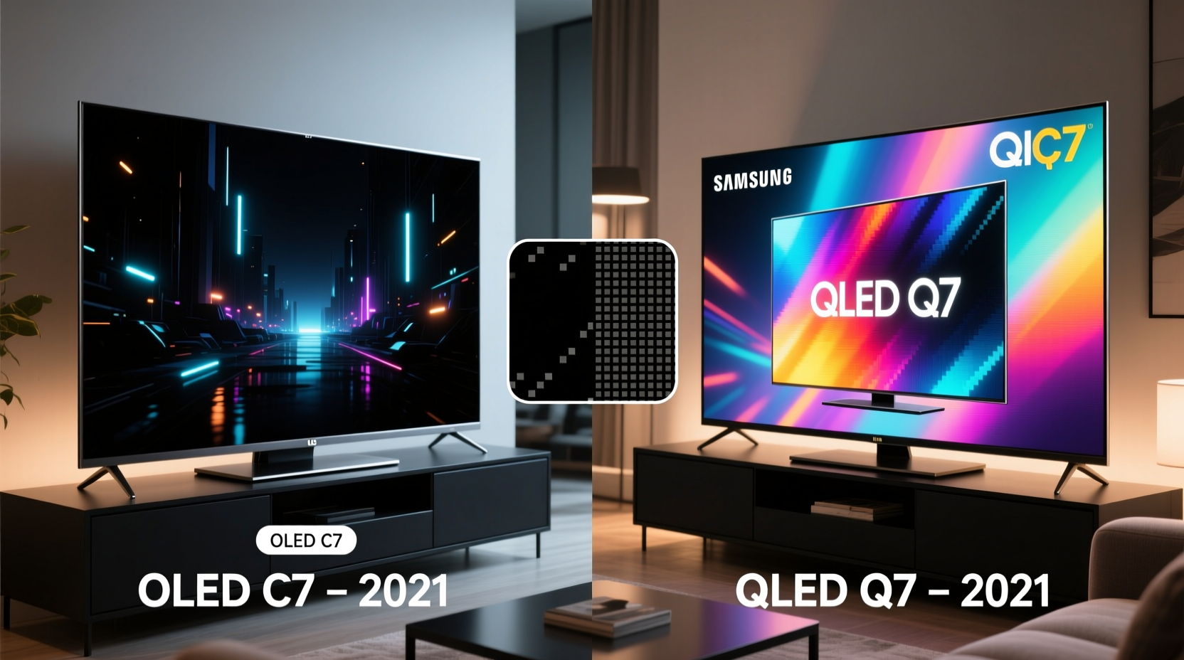 Lg Oled C7 Vs Samsung Qled Q7 Three Years Later Is The Oled Still Worth ...