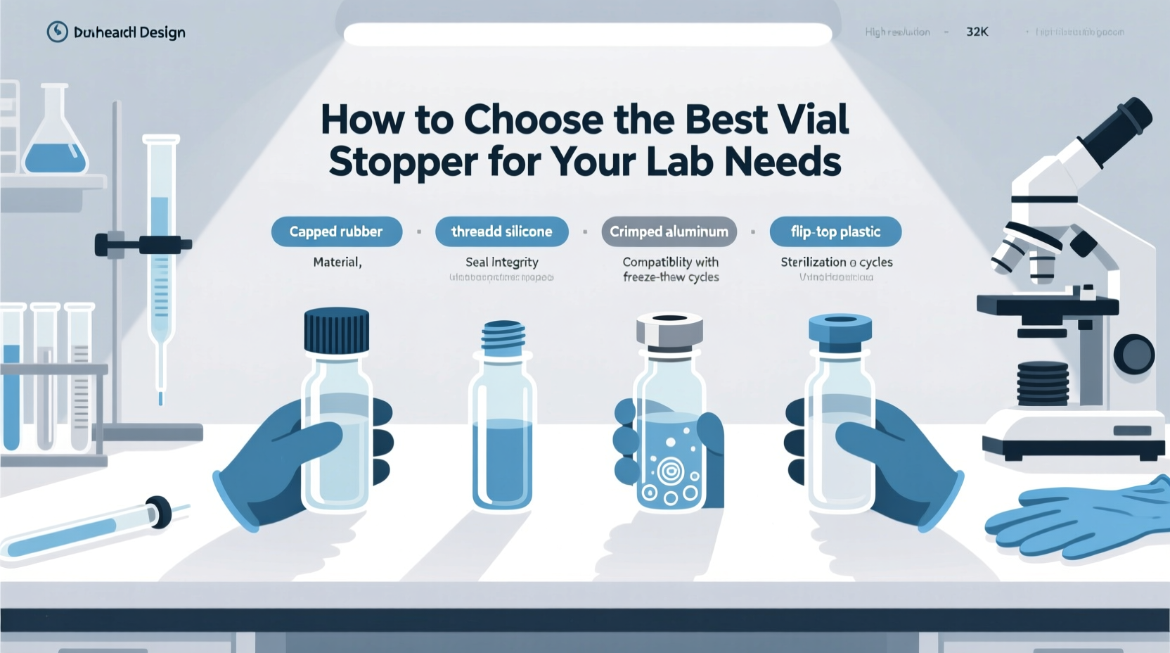 How to Choose the Best Vial Stopper for Your Lab Needs