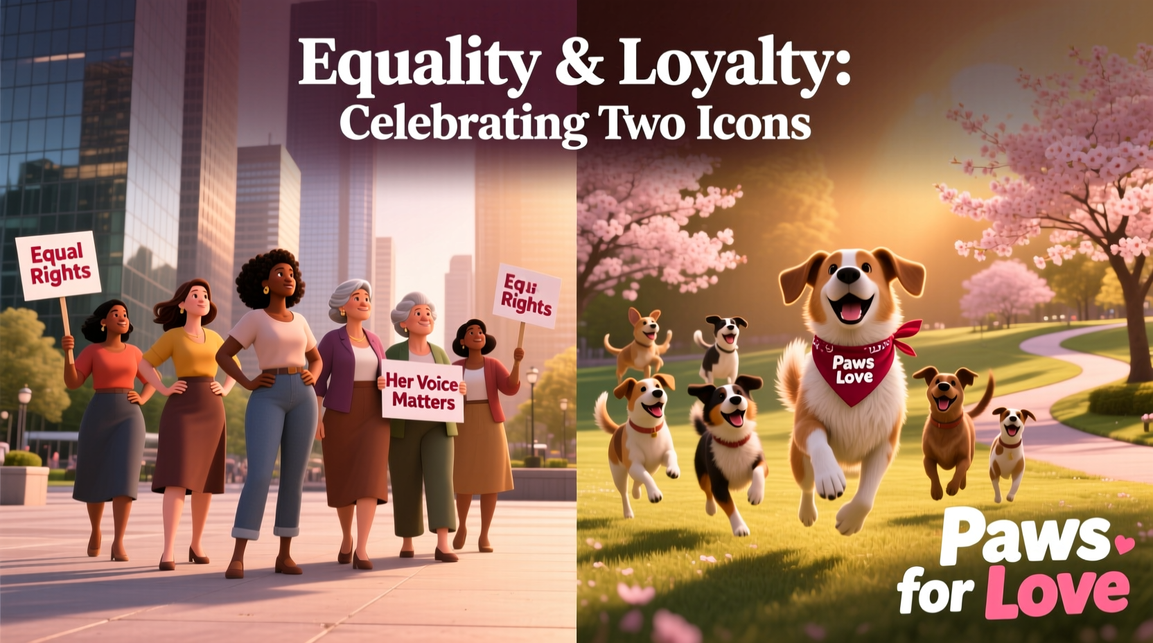 National Women's Equality Day vs. National Dog Day