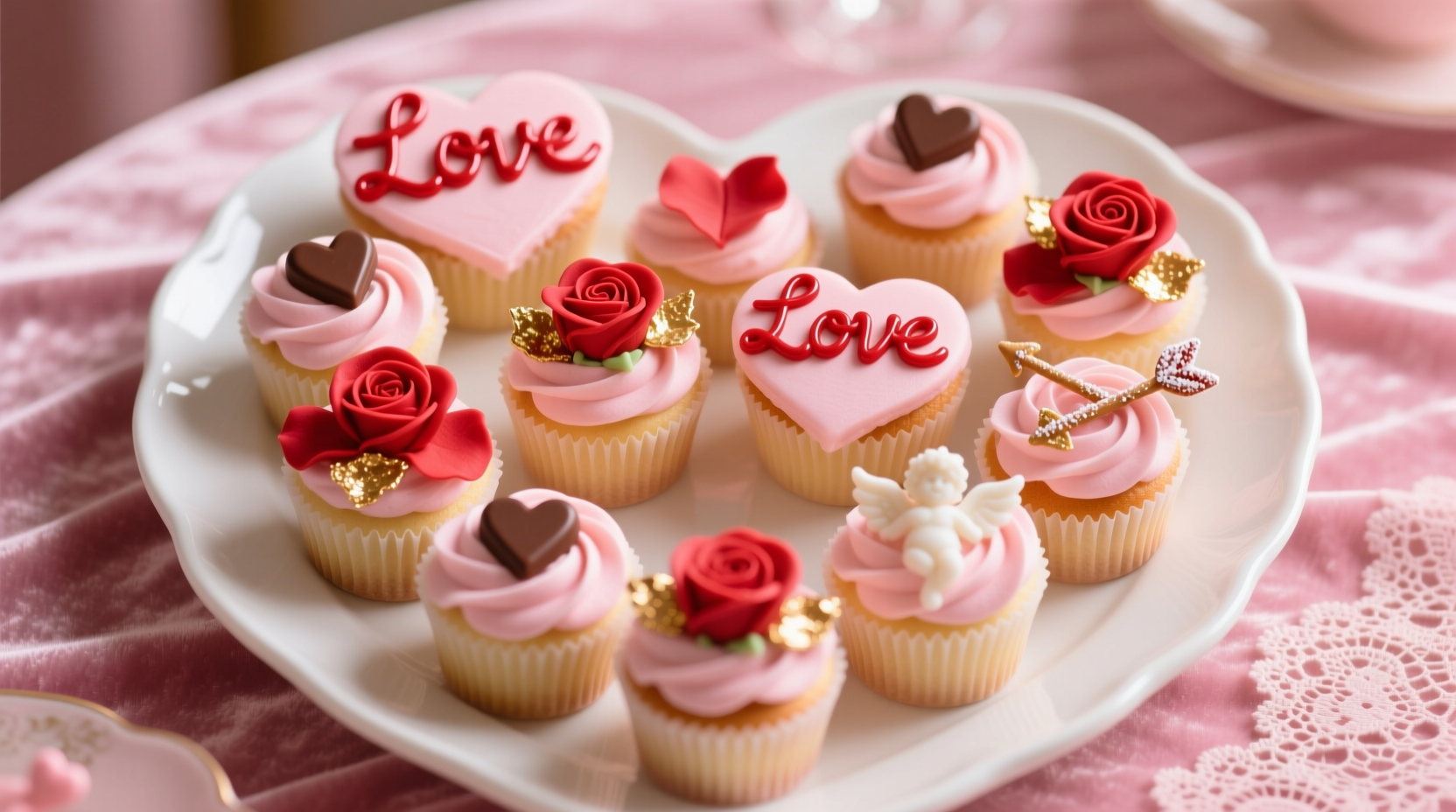 How to Decorate Cupcakes for Valentine's Day