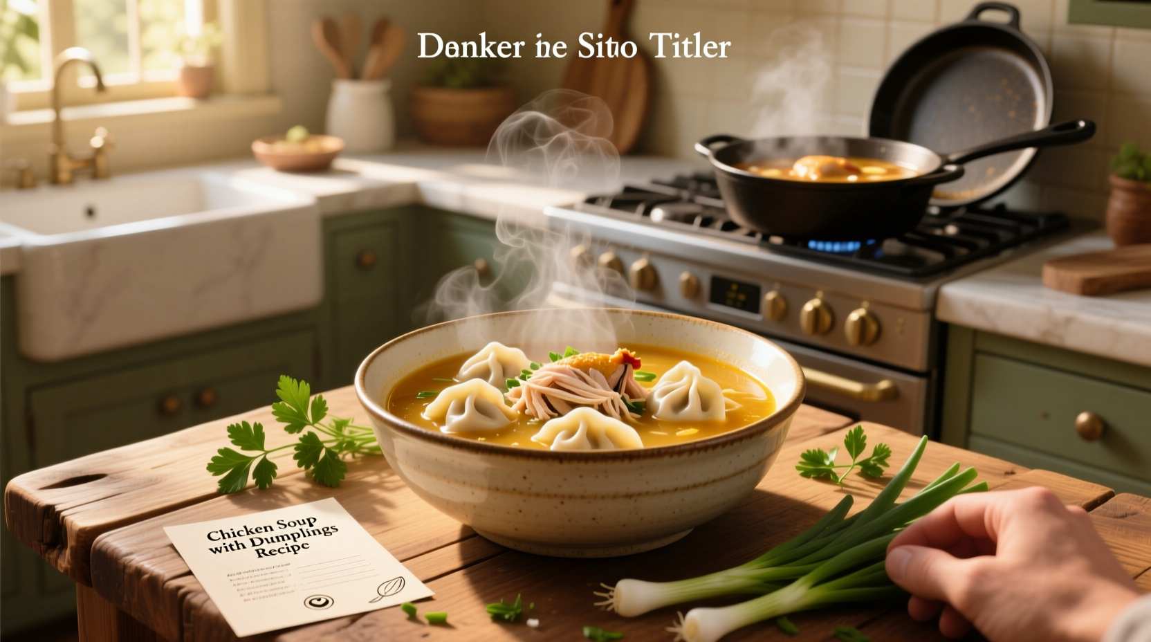 How to Make Chicken Noodle Soup with Dumplings