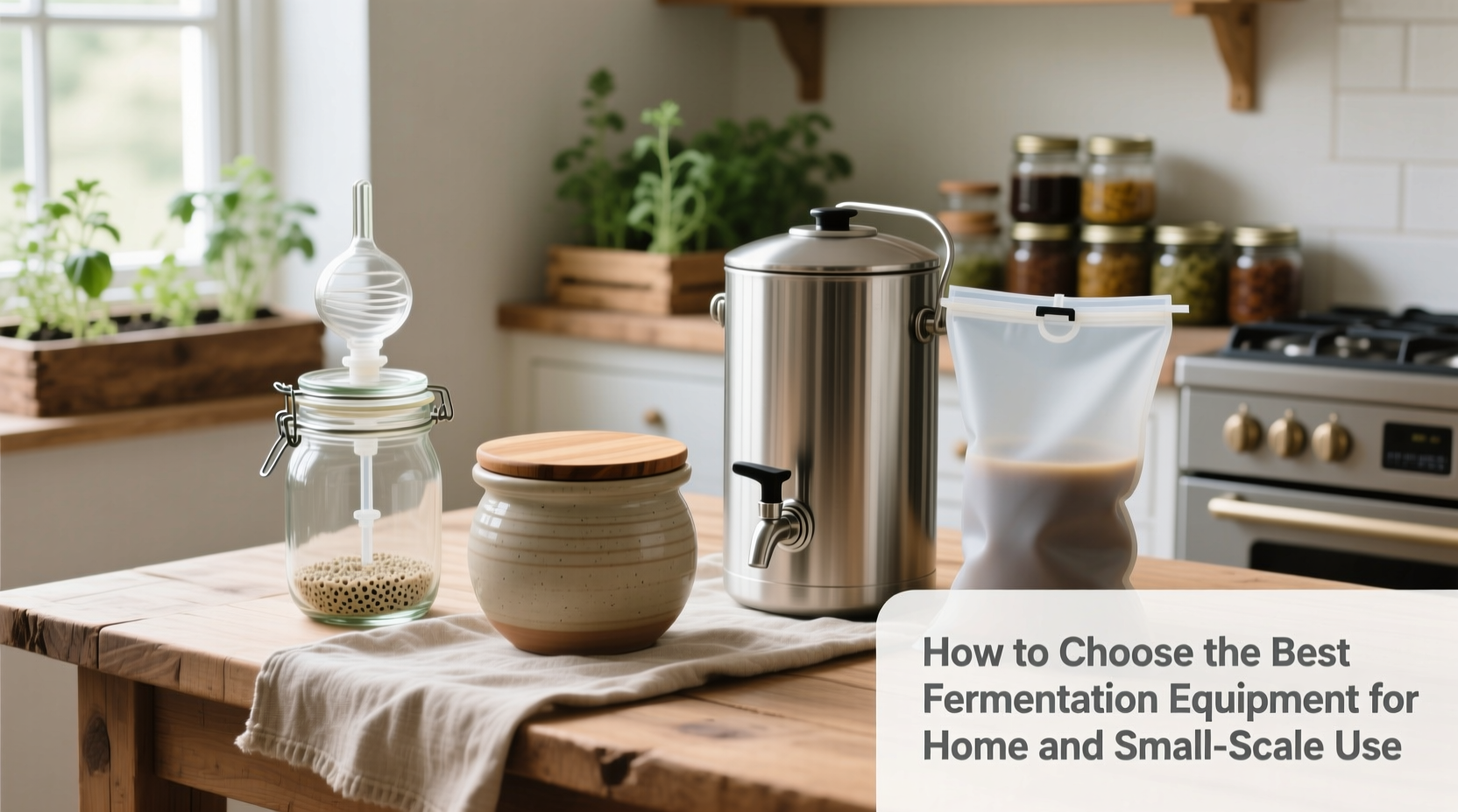 How to Choose the Best Fermentation Equipment for Home and Small-Scale Use