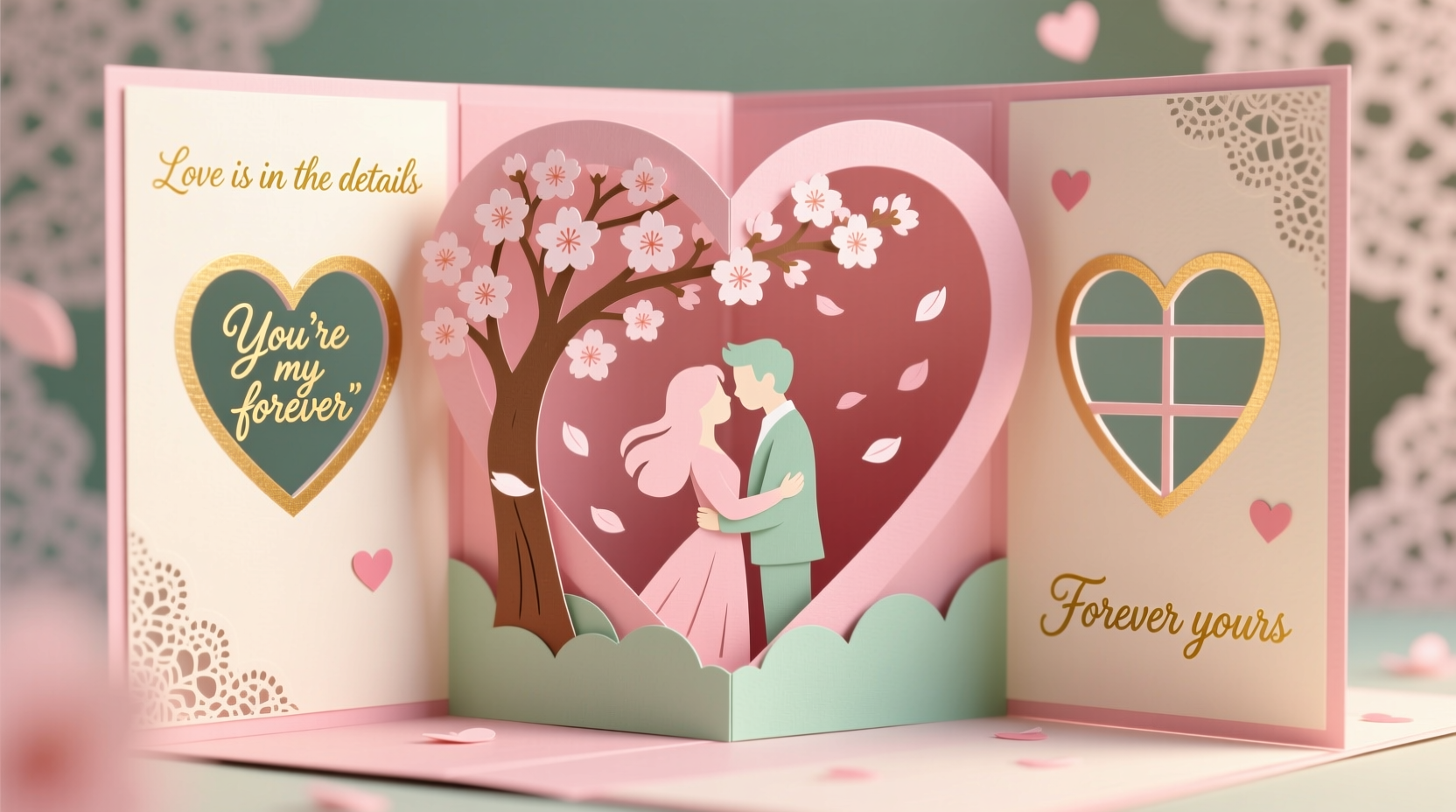 How to Draw a Valentine's Day Folding Surprise Card