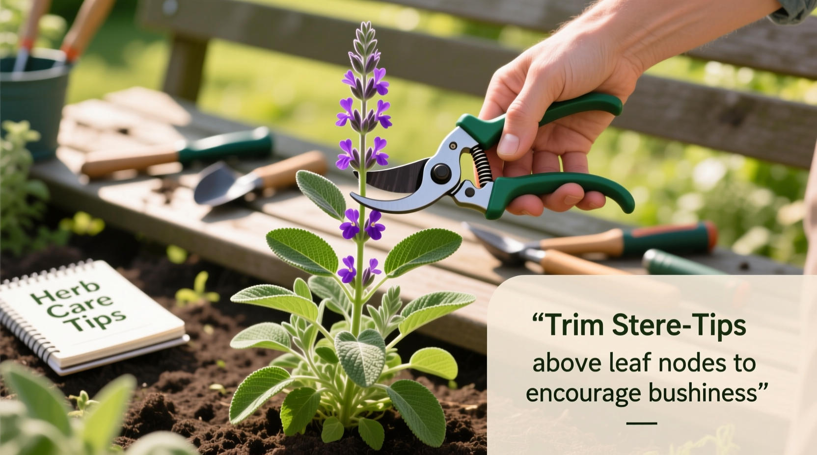How to Trim Sage for Healthy Growth