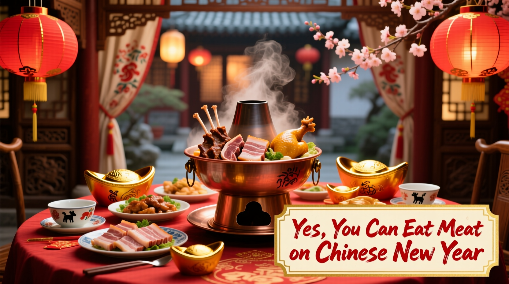 Yes, You Can Eat Meat on Chinese New Year