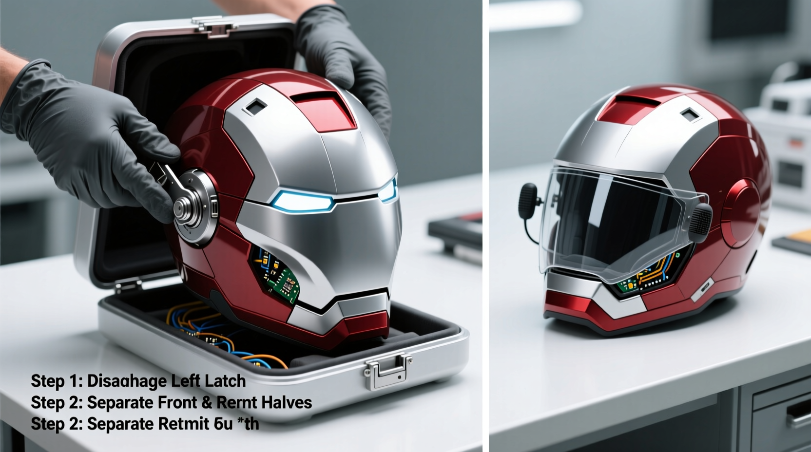 Step By Step Guide To Manually Opening And Closing The Iron Man Mk5 ...