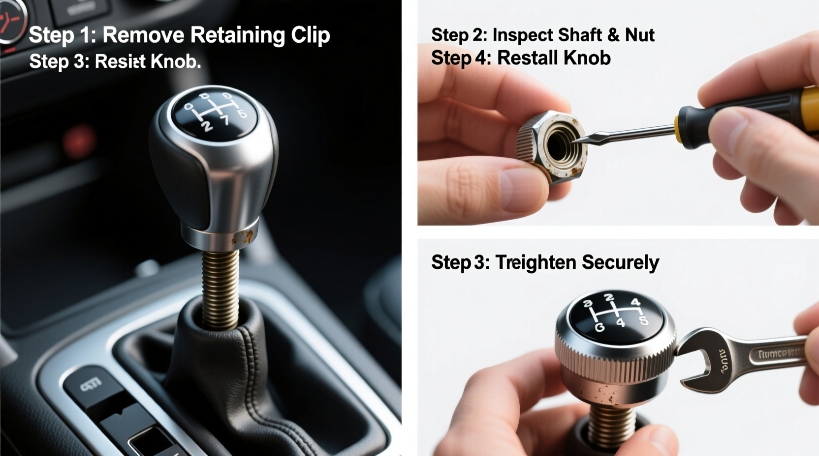 How to Fix a Loose Gear Shift Knob (Step-by-Step)