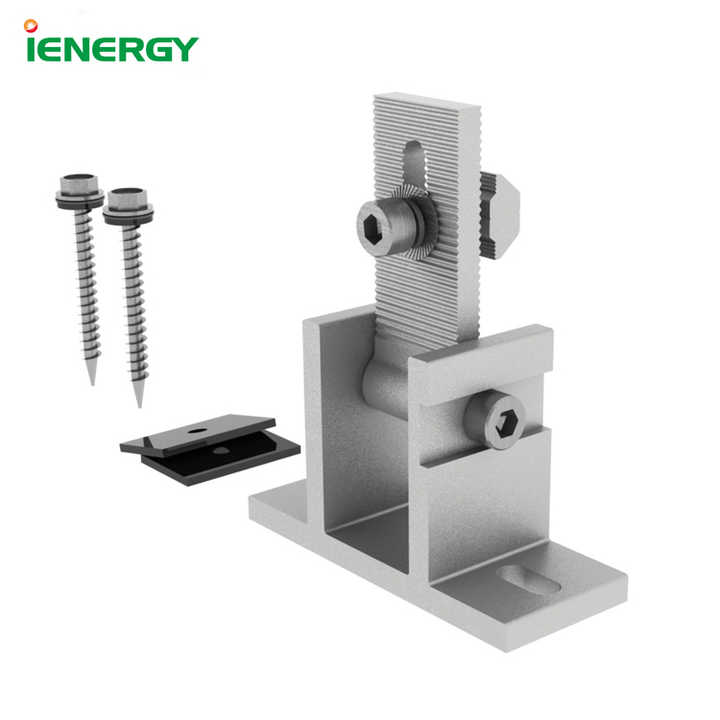 Adjustable Solar Panel Tilt Mounting Brackets Metallic Roof Tilt Kit ...