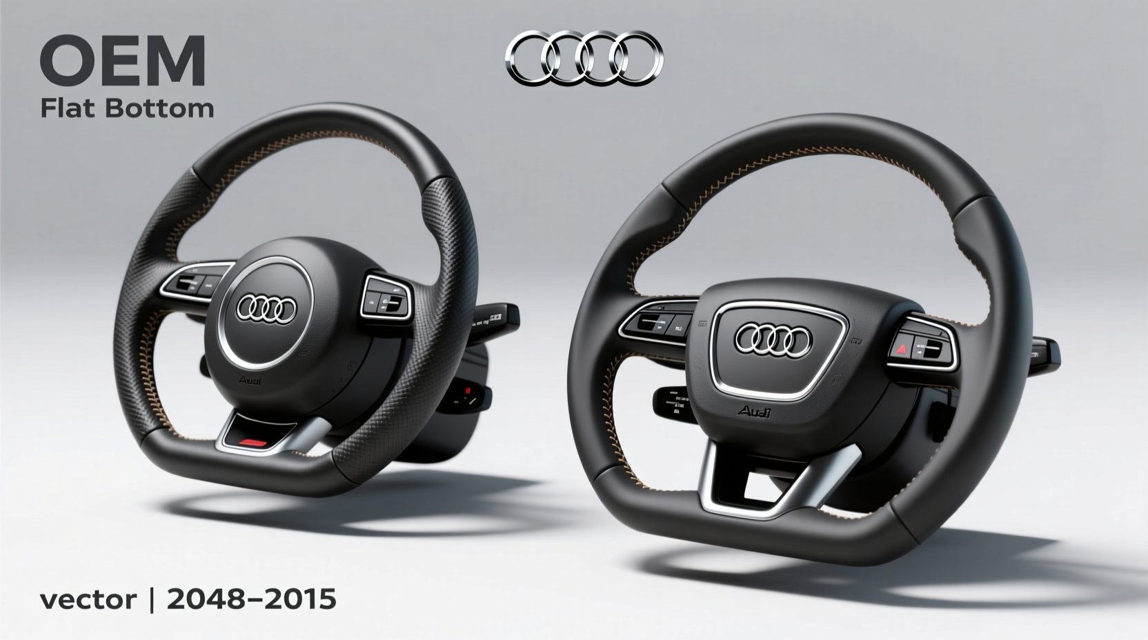 OEM vs Flat Bottom Steering Wheel for Audi A4 B8: Key Differences