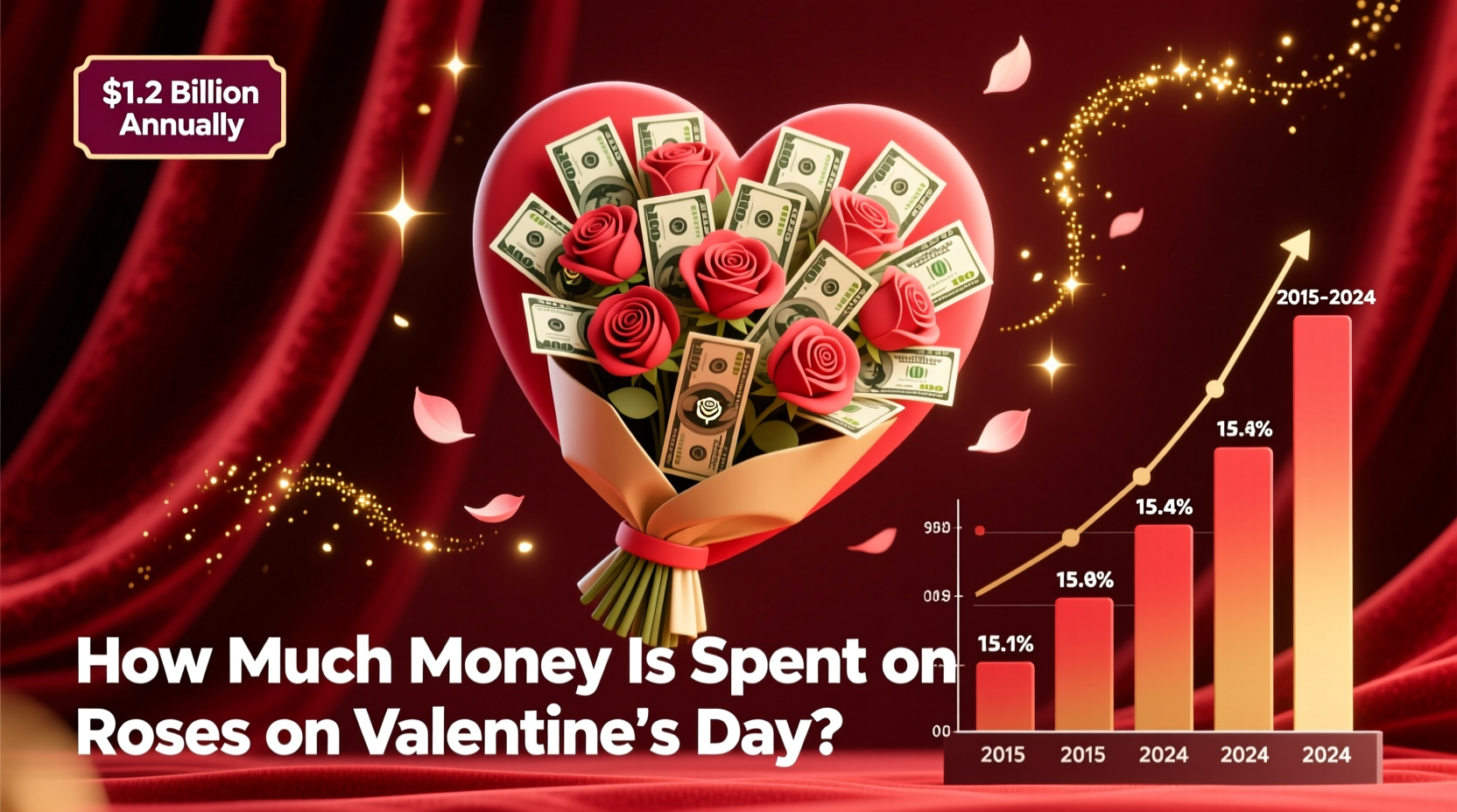 How Much Money Is Spent on Roses on Valentine's Day