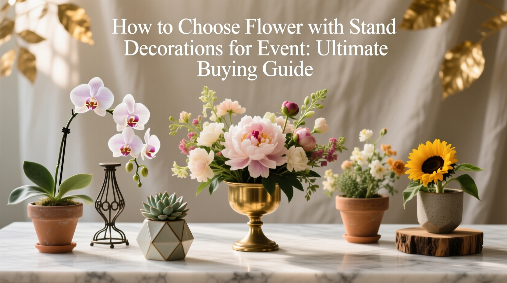 How to Choose Flower with Stand Decorations for Event: Ultimate Buying ...
