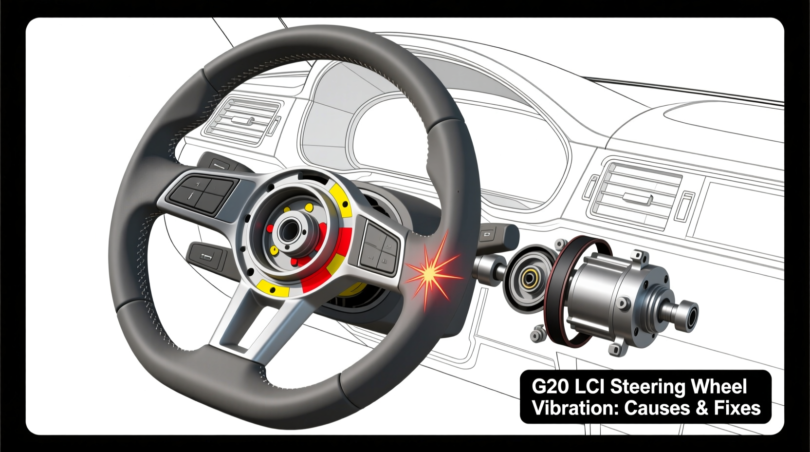 G20 LCI Steering Wheel Vibration: Causes & Fixes