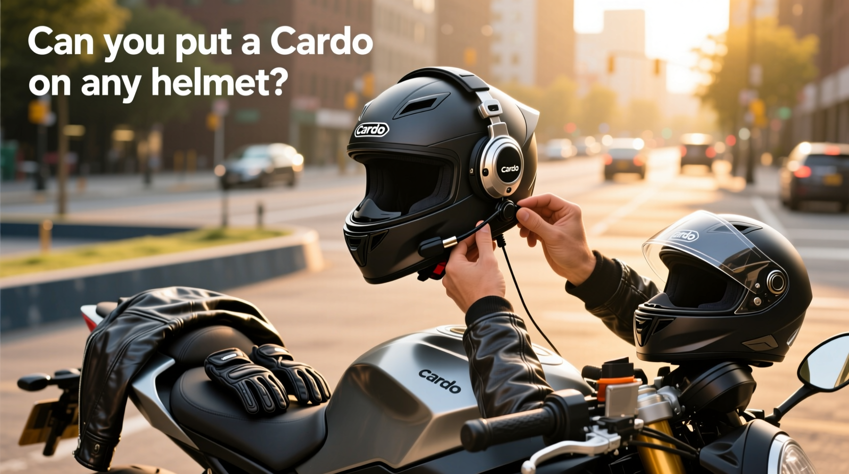 How to Choose a Cardo Motorcycle Headset for Any Helmet