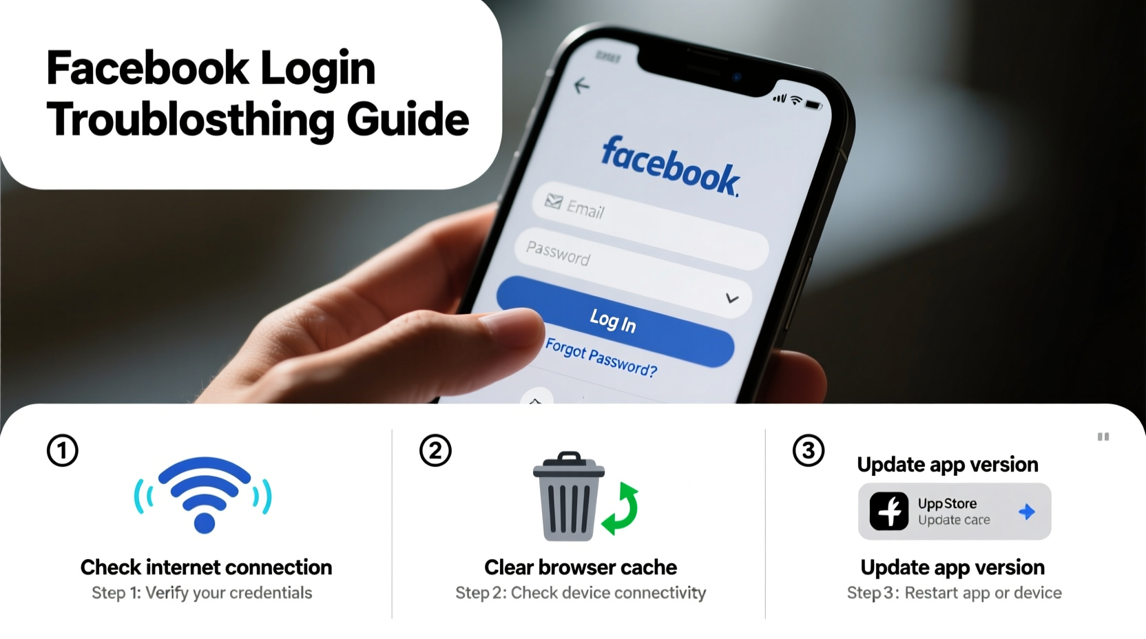 Step By Step Guide How To Easily Log Onto Facebook And Troubleshoot ...