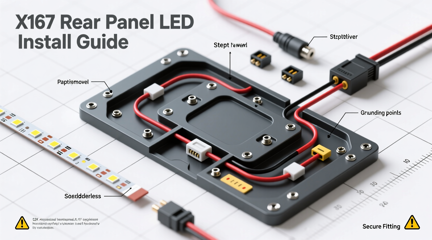 X167 Rear Panel LED Install Guide: Step-by-Step Wiring & Fitment