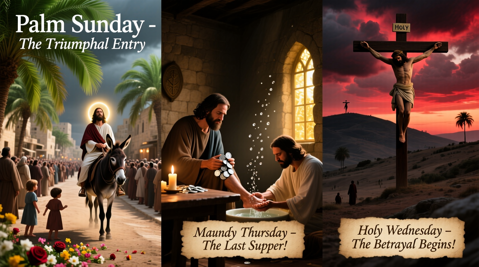 What Happened Each Day of Easter Week