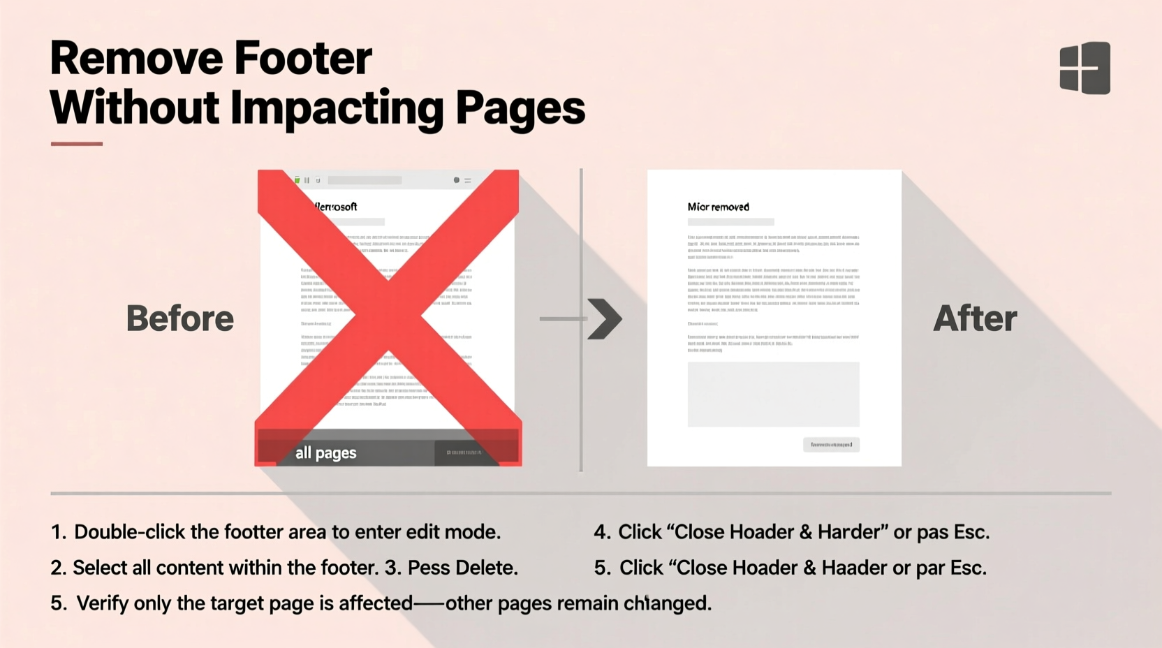 Simple Steps To Completely Delete A Footer In Word Without Affecting ...