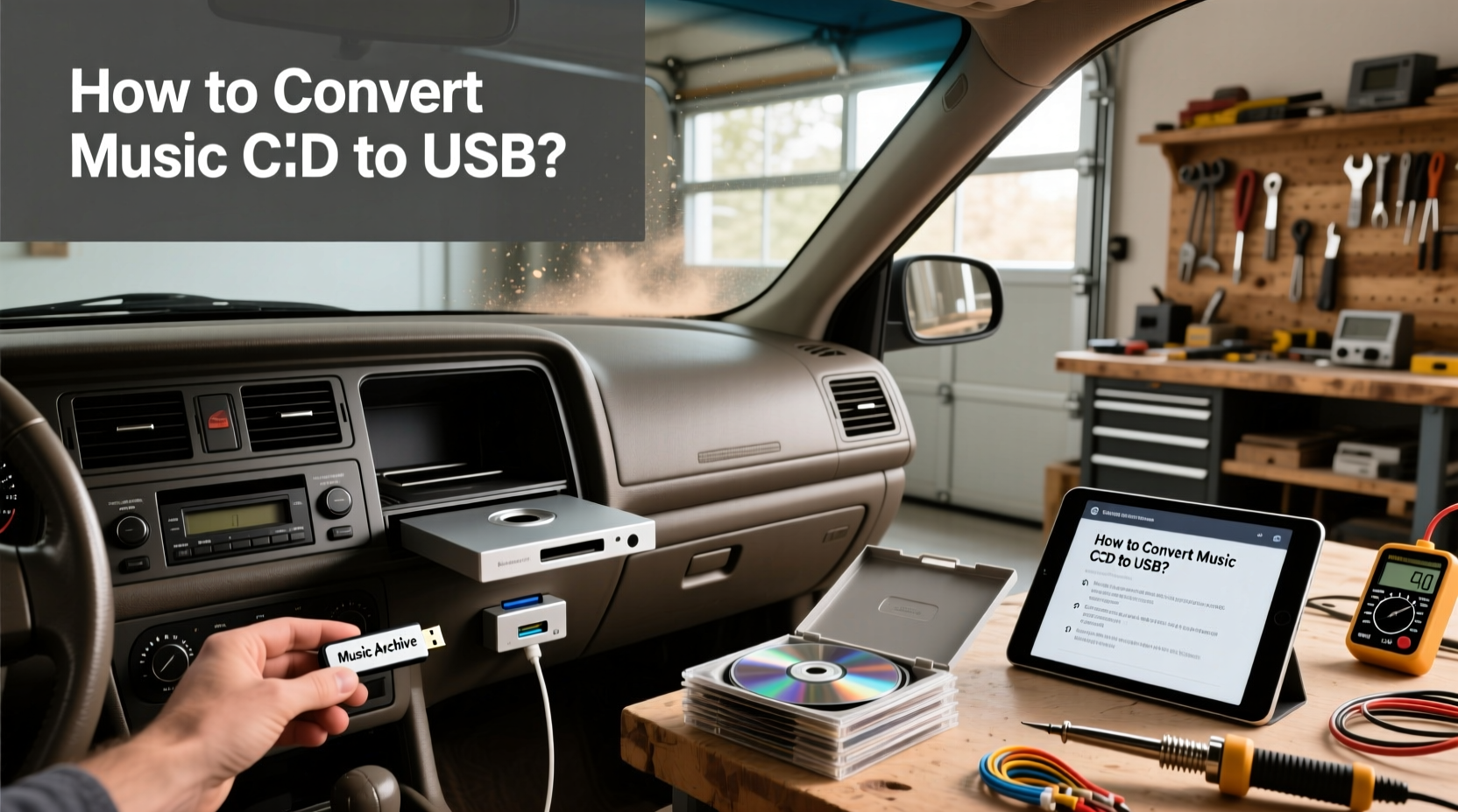 How to choose convert car cd player to usb,How to convert music CD to USB?