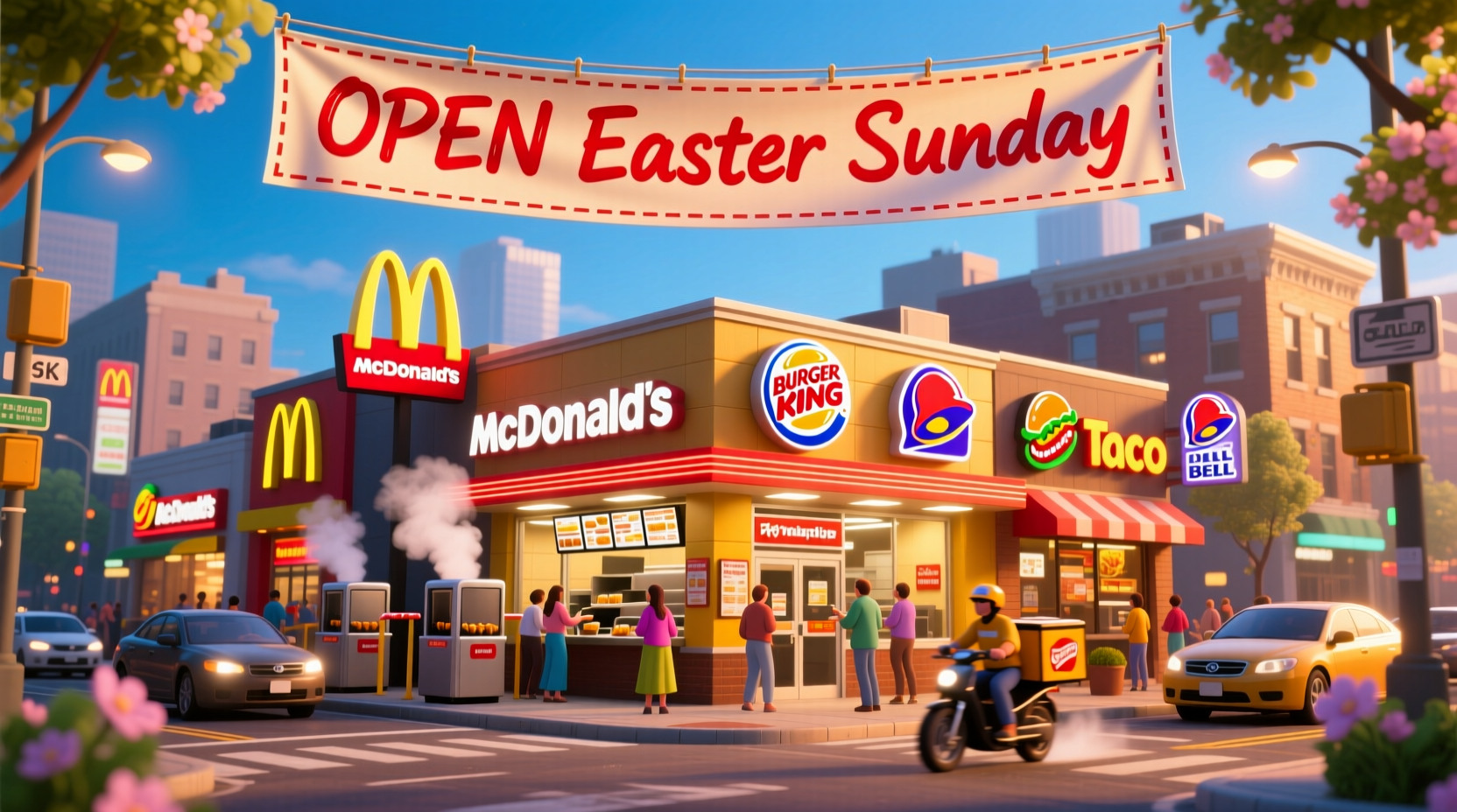 What Fast Food Restaurants Are Open Easter Sunday