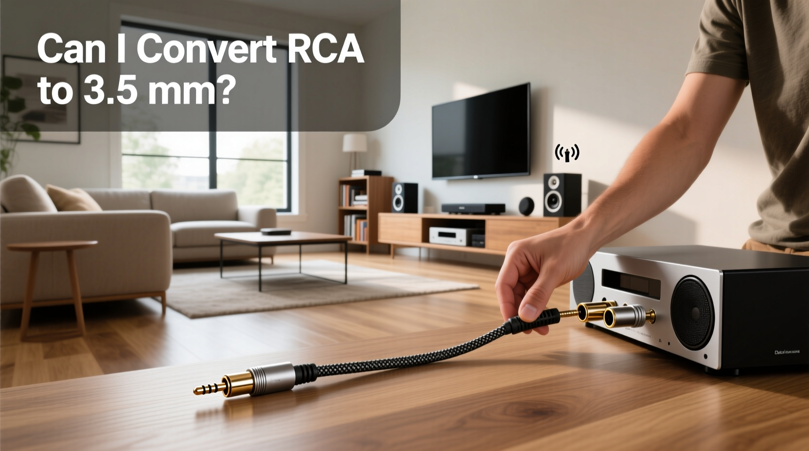 3.5 mm to RCA Subwoofer Cable Guide