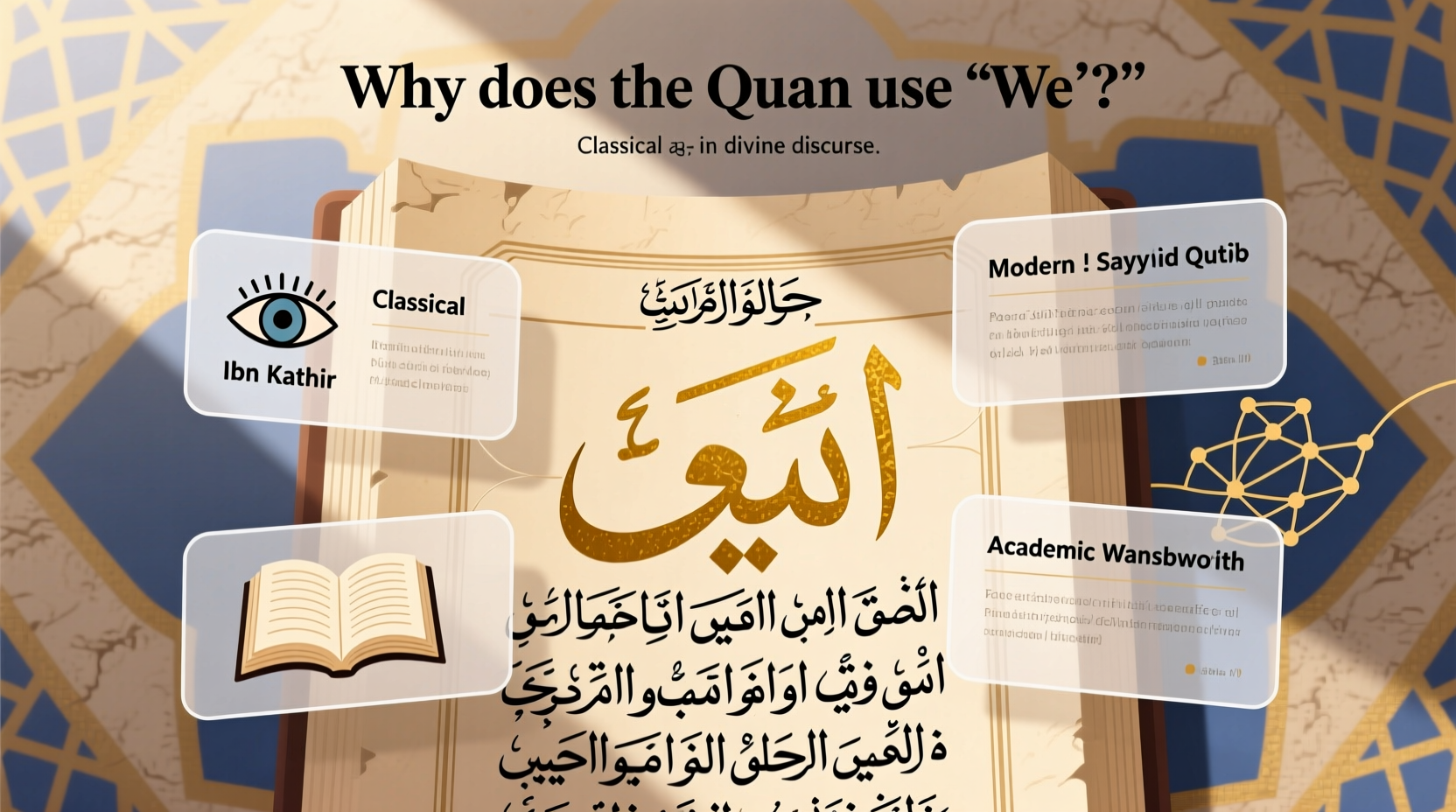 Why Does The Quran Use We Meanings Interpretations