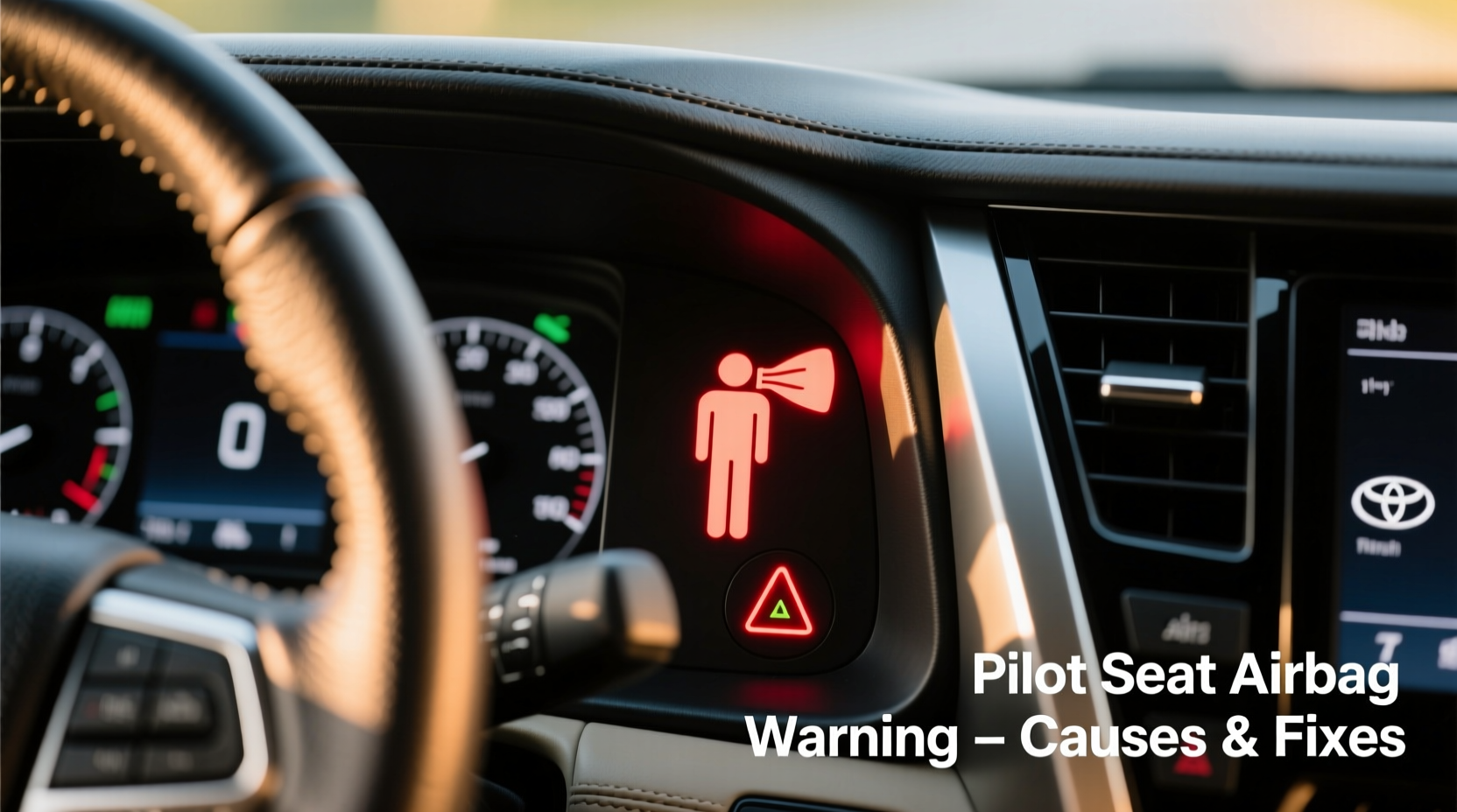 Pilot Seat Airbag Warning in Toyota Alphard: Causes & Fixes