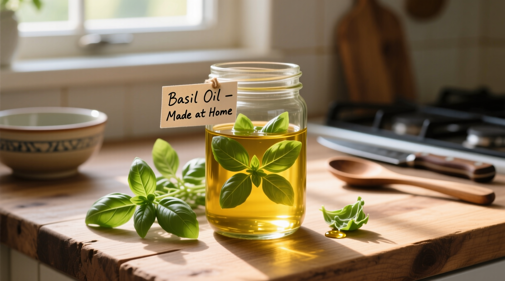 How to Make Basil Oil at Home Safely