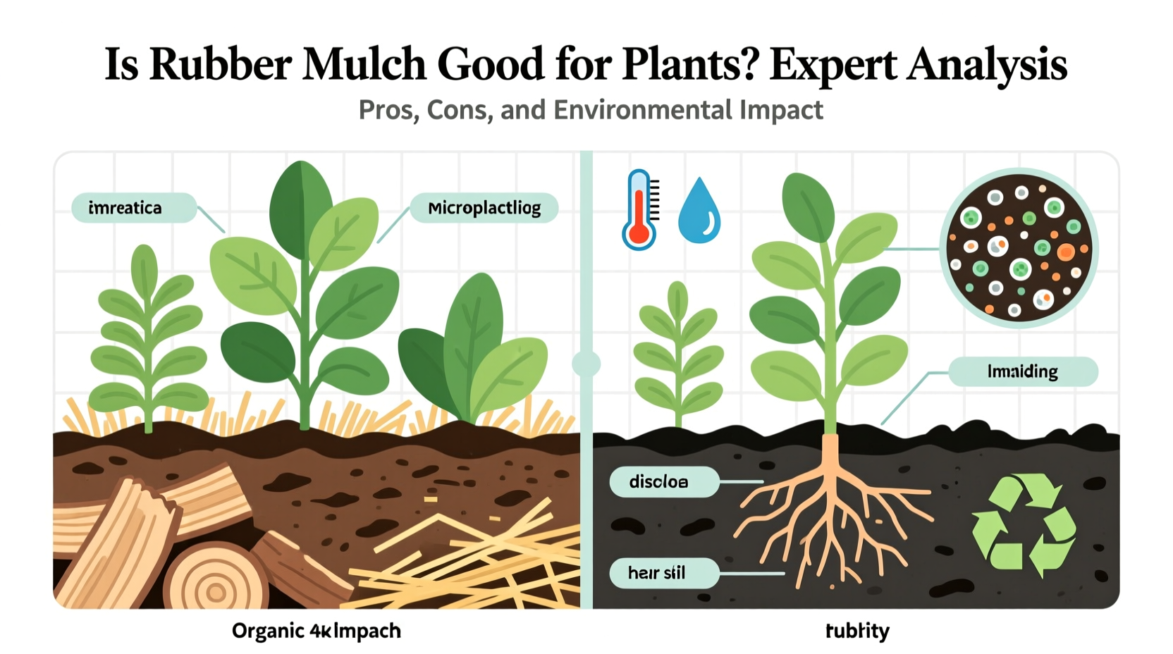 Is Rubber Mulch Good for Plants? Expert Analysis