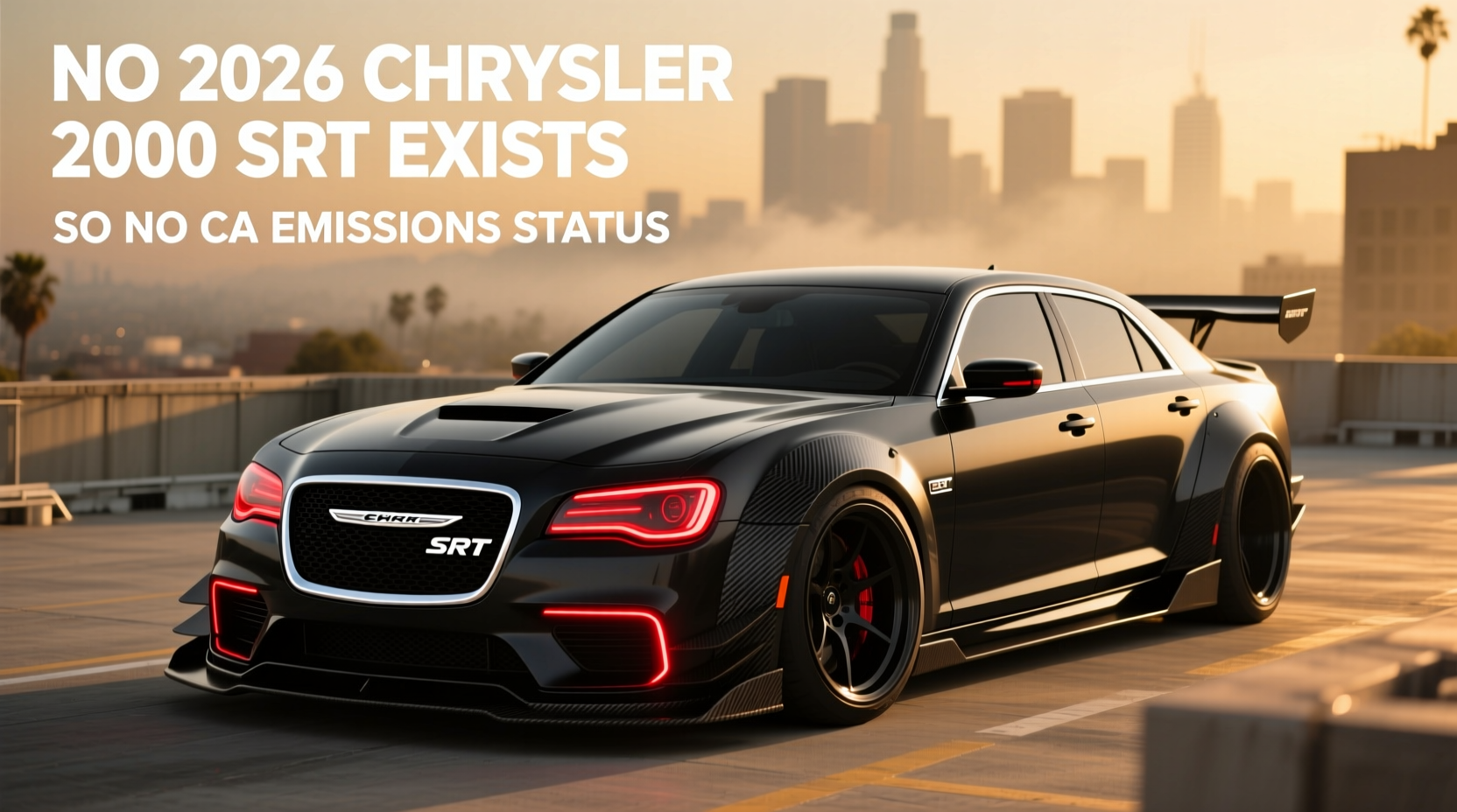 No 2026 Chrysler 300 SRT Exists — So No CA Emissions Status
