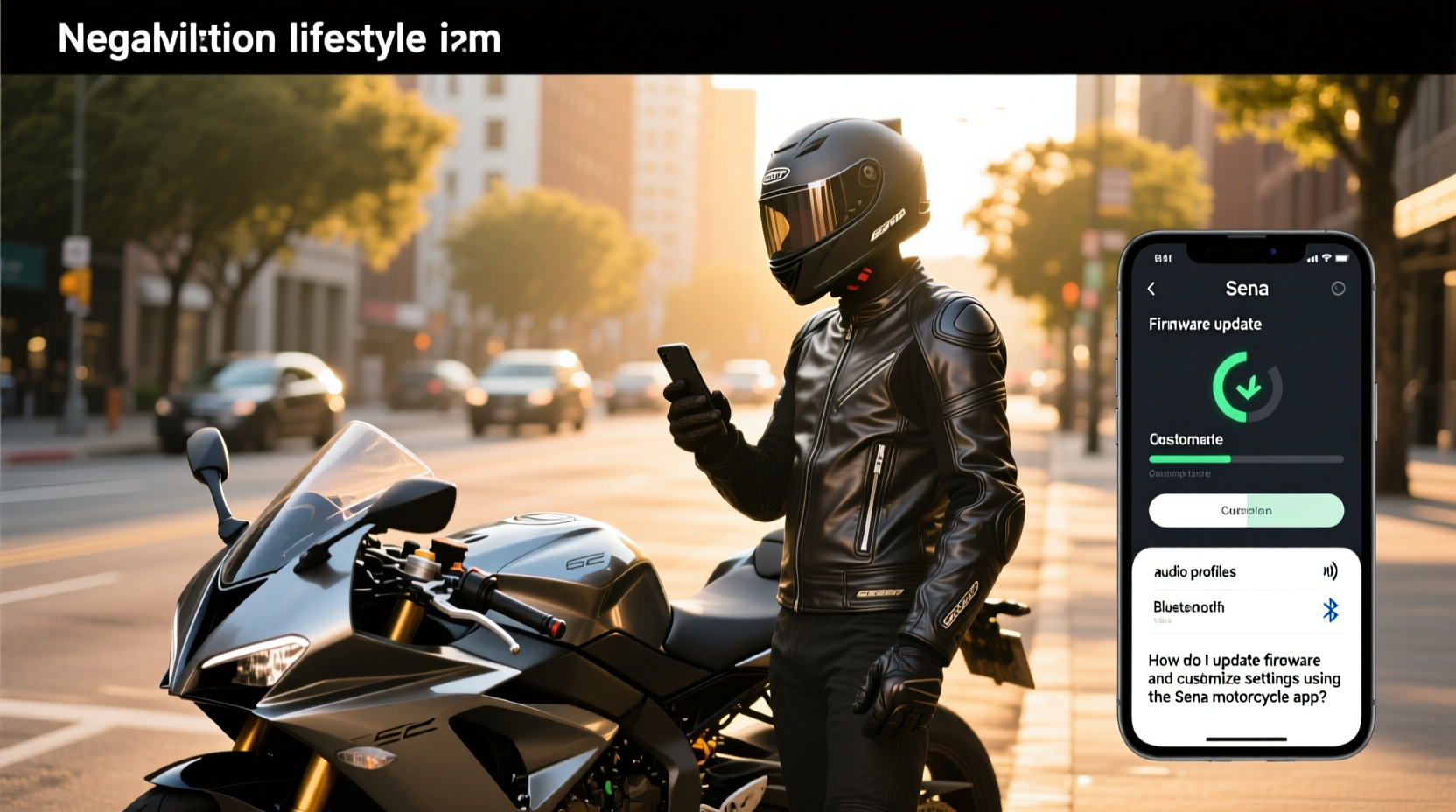 Luxus Sena Motorcycles App Ebenbild