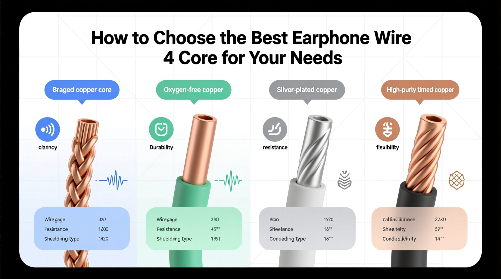 How to Choose the Best Earphone Wire 4 Core for Your Needs