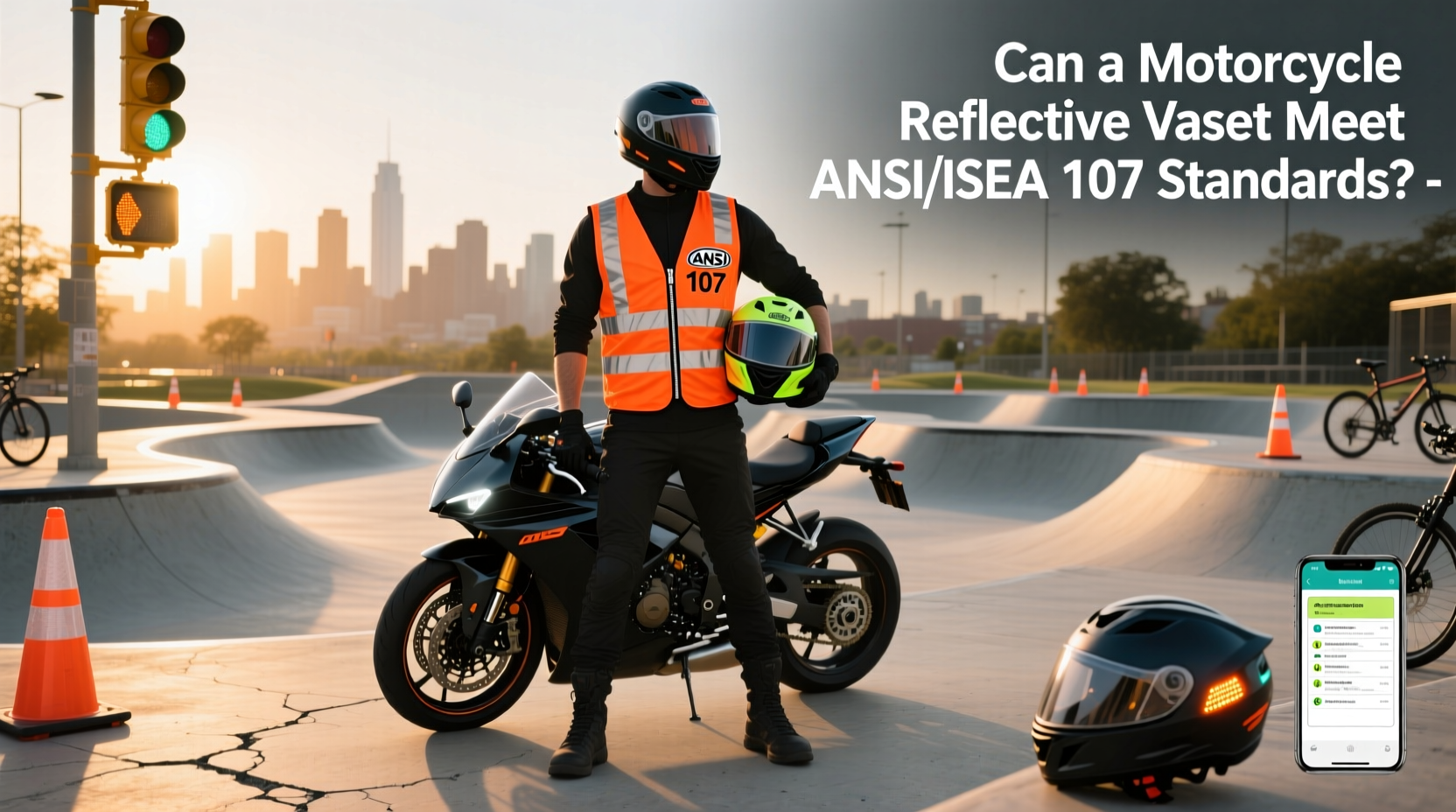 How to Choose an ANSI-Compliant Motorcycle Reflective Vest