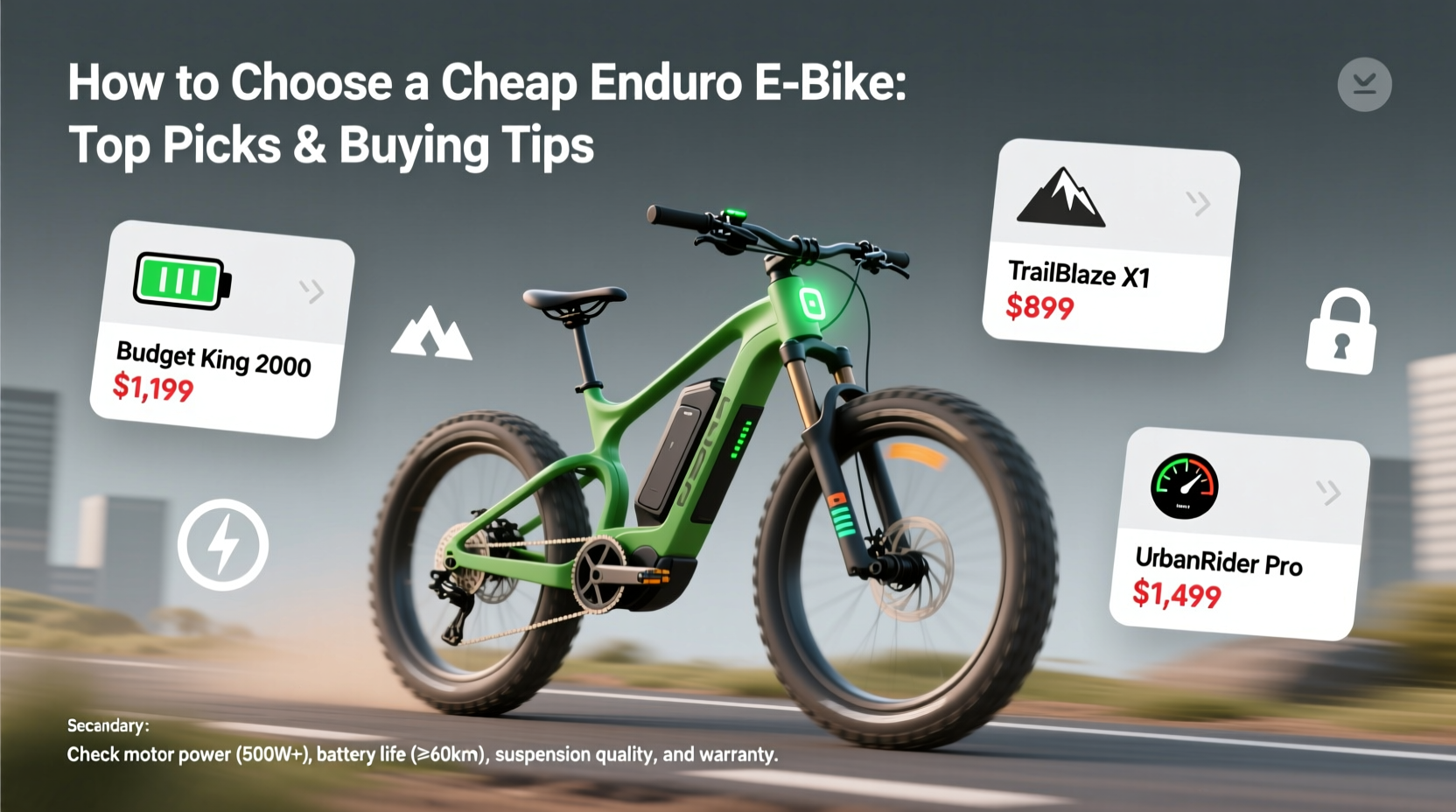 How to Choose a Cheap Enduro E-Bike: Top Picks & Buying Tips