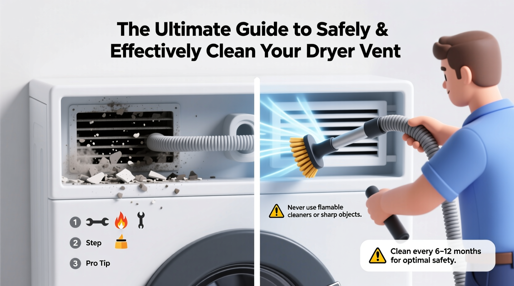The Ultimate Guide To Safely And Effectively Clean Your Clothes Dryer Vent