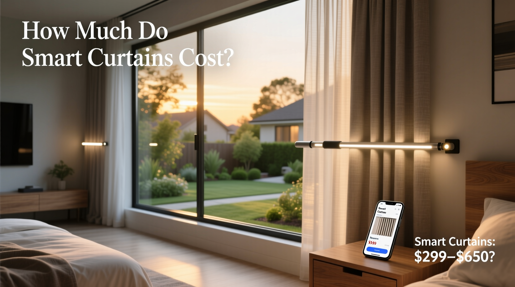 How to choose auto open curtains,How much do smart curtains cost?