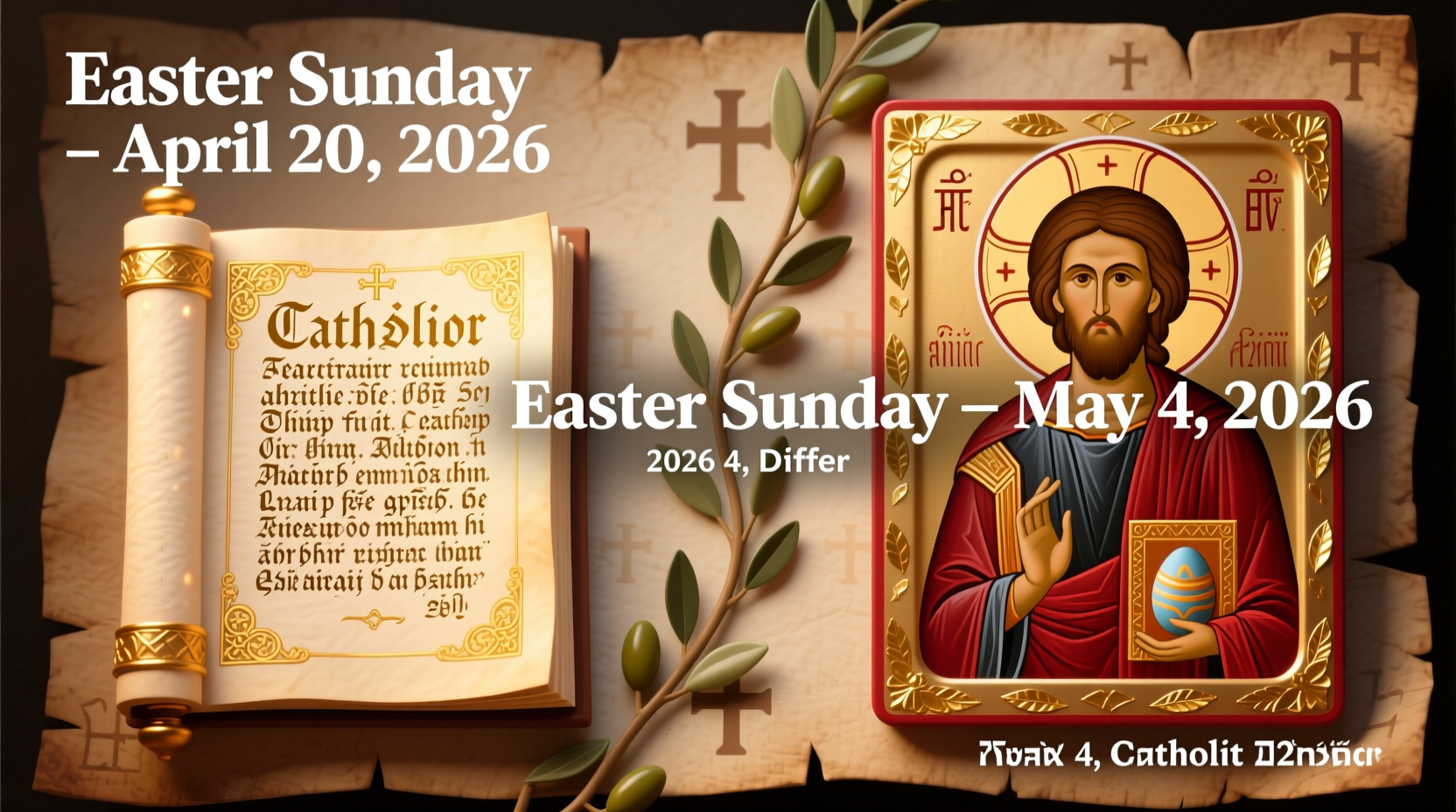 Catholic and Orthodox Easter Dates in 2026 Differ