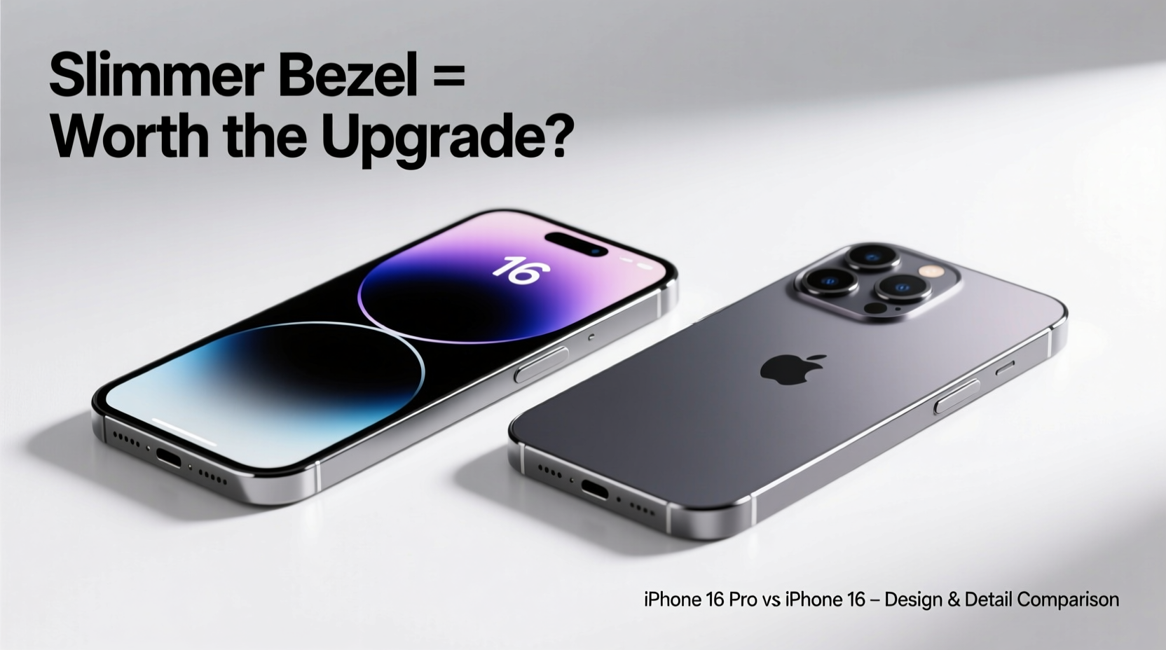 Iphone 16 Pro Vs Iphone 16 Are The Slimmer Bezels Worth The Upgrade
