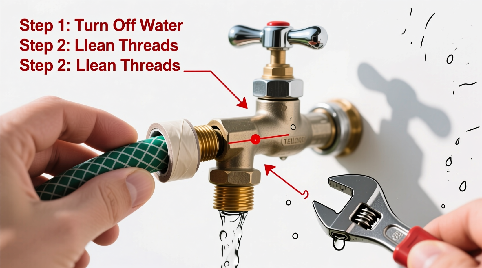 Step By Step Guide To Securely Attaching A Hose To Any Faucet Without Leaks